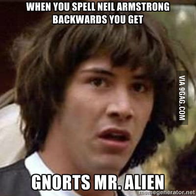Gnorts mr. alien D: - 9GAG