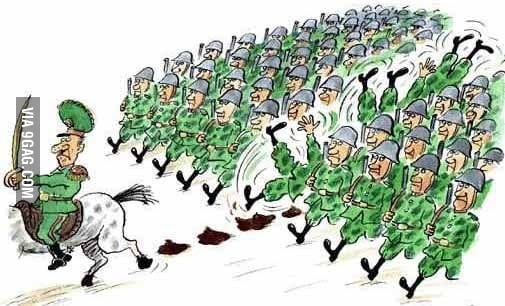 Watch out army - 9GAG