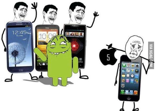 Poor iPhone 5 - 9GAG