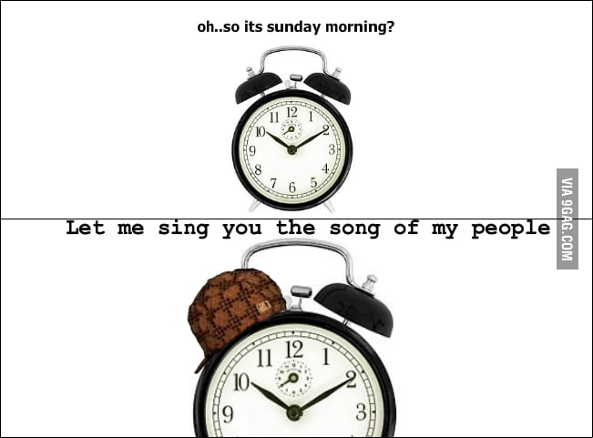 Scumbag clock - 9GAG
