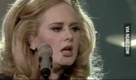 Just Adele ... - 9GAG