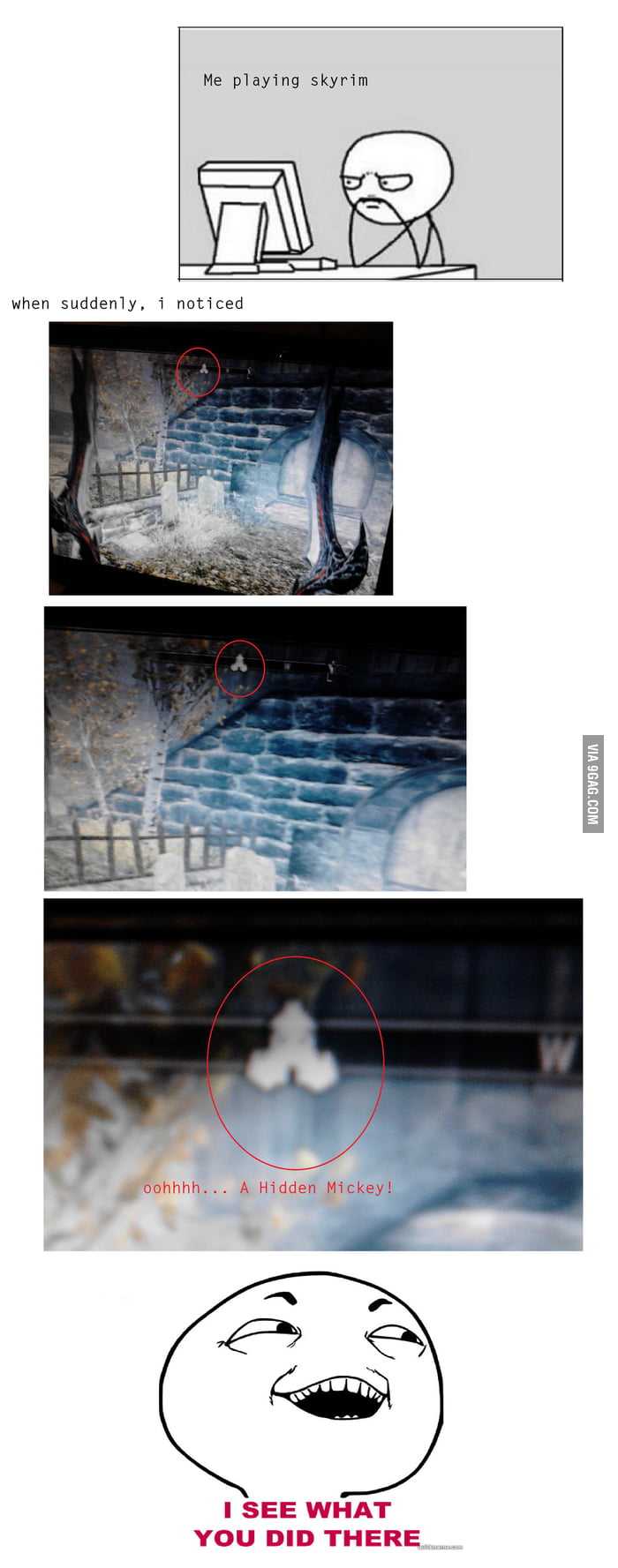Another Hidden mickey, Fosrohda - 9GAG