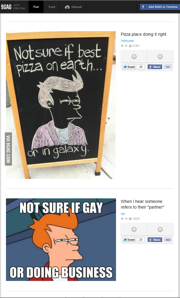 Just saw this today - 9GAG