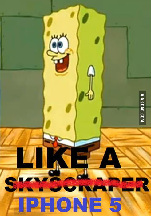 Iphone 5 spongebob edition - 9GAG