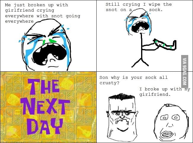 Crusty sock. - 9GAG