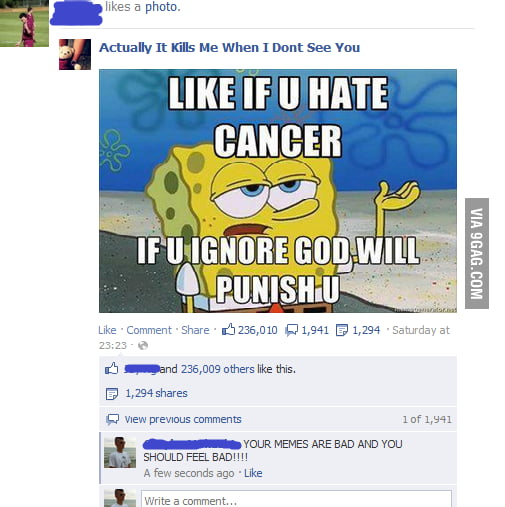 Misused Memes All Over Facebook - 9GAG