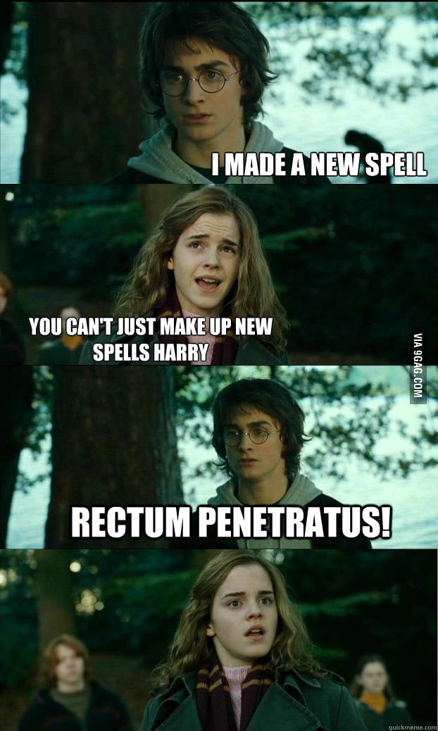 Harry's new spell - 9GAG