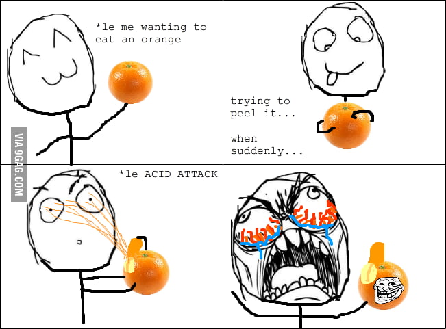 Orange Rage - 9GAG