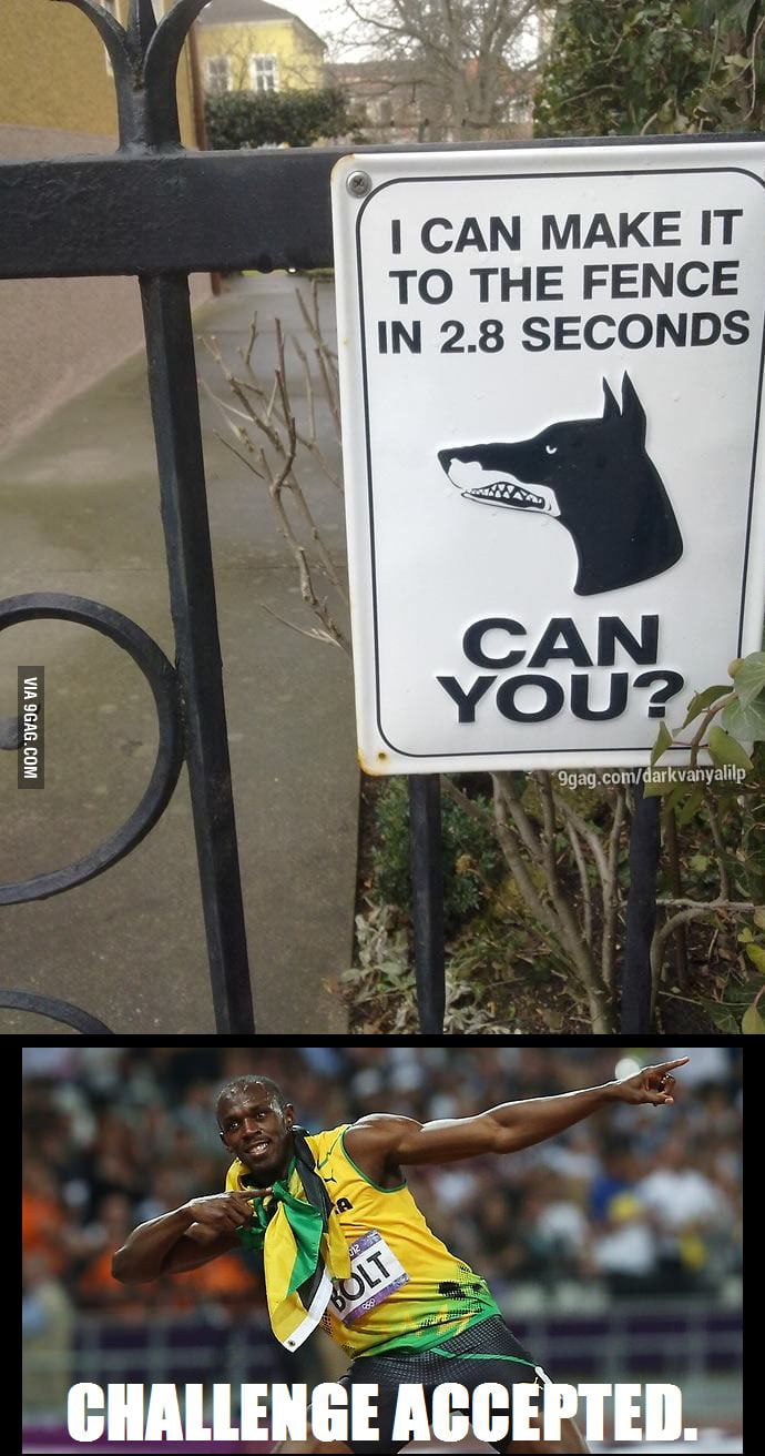Bolt: lolwut? -- Challenge Accepted. - 9GAG
