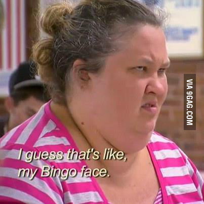 Bingo face. - 9GAG