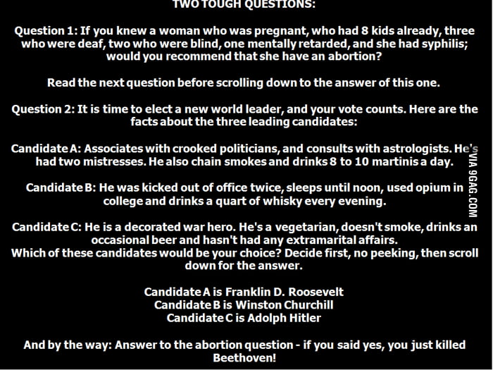 Choose Carefully - 9GAG