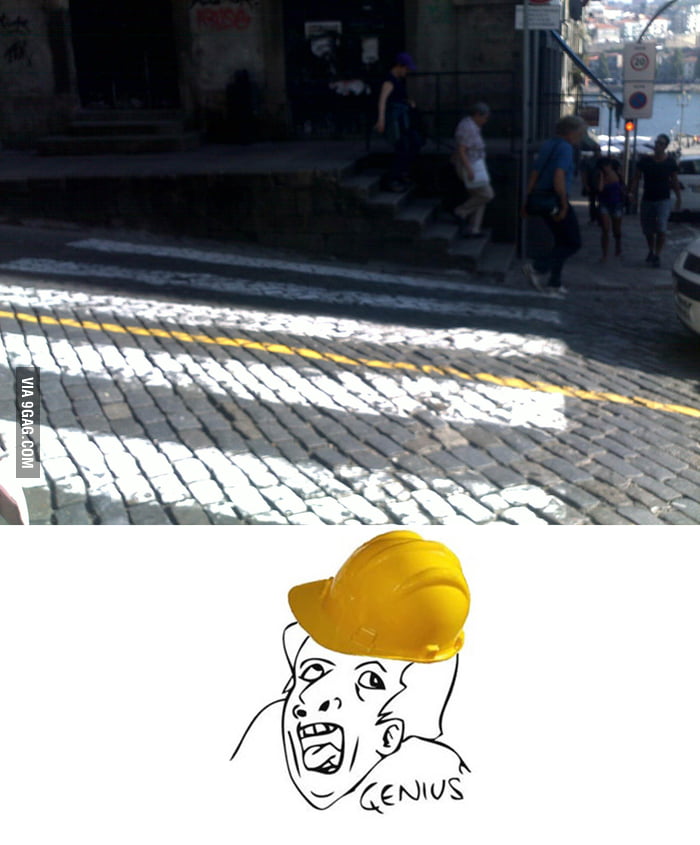 Genius Engineer Strikes in Portugal - 9GAG