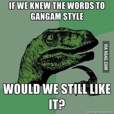 Philosiraptor on Gangam Style - 9GAG