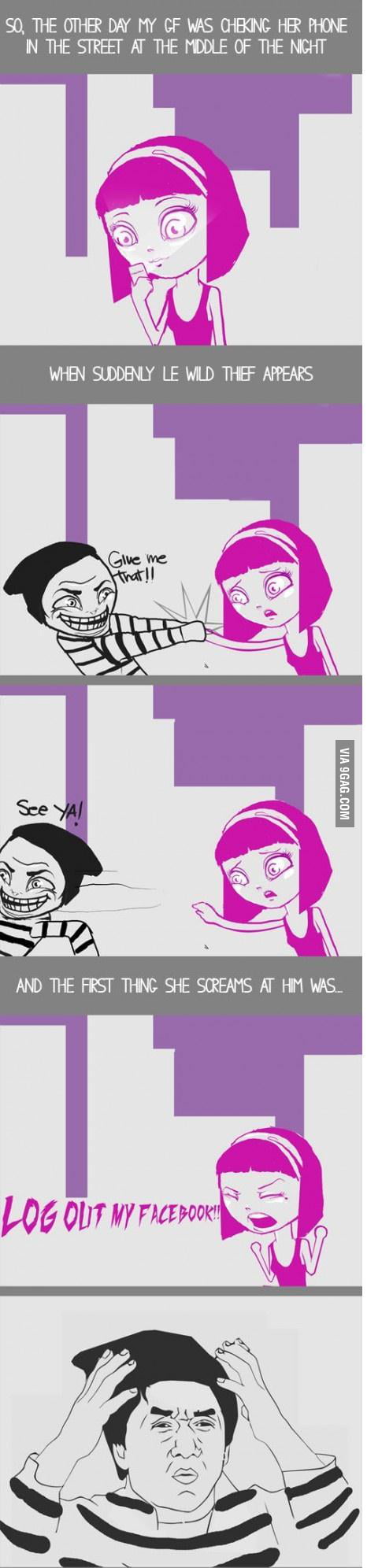 My girlfriends logic... - 9GAG