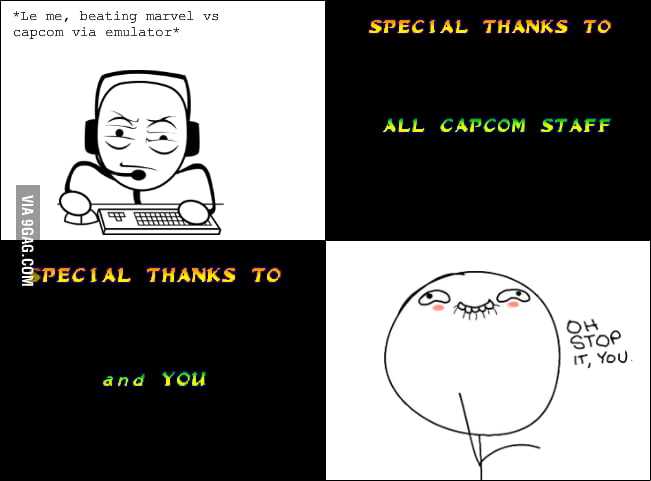 Aaaaw stop it capcom! - 9GAG