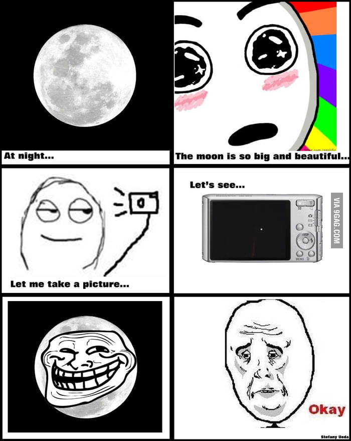 Troll Moon... - 9GAG