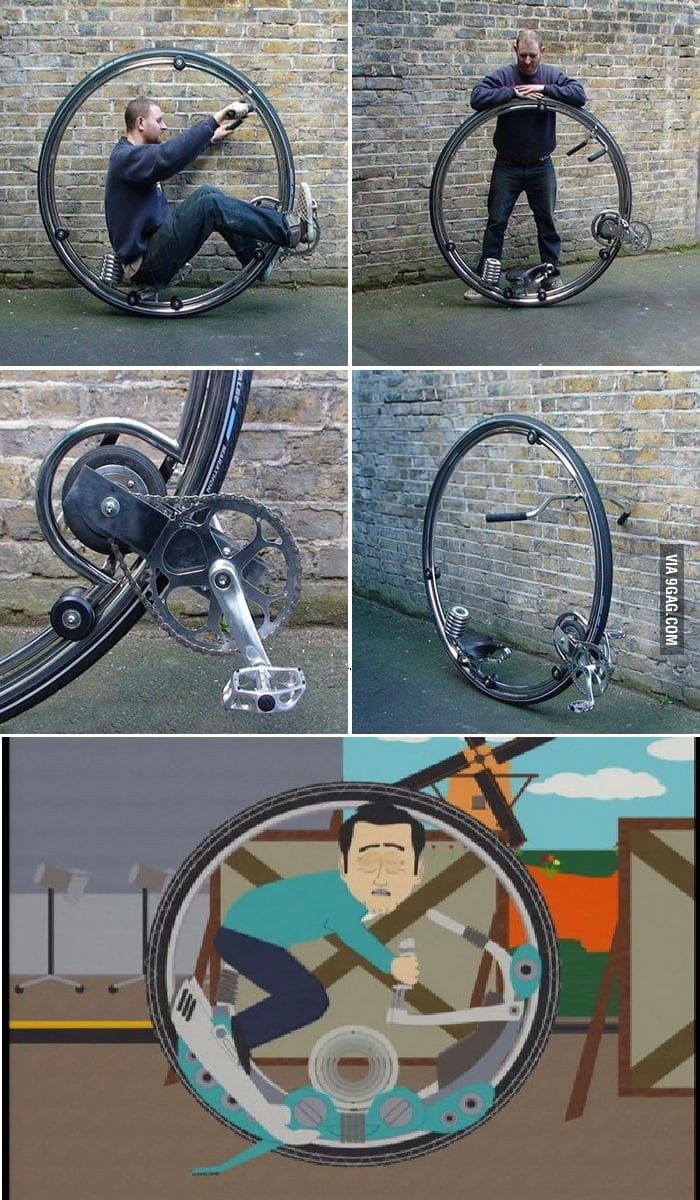The original monowheel cycle - 9GAG
