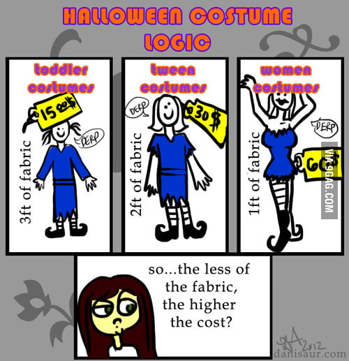 Halloween Costume Logic - 9GAG
