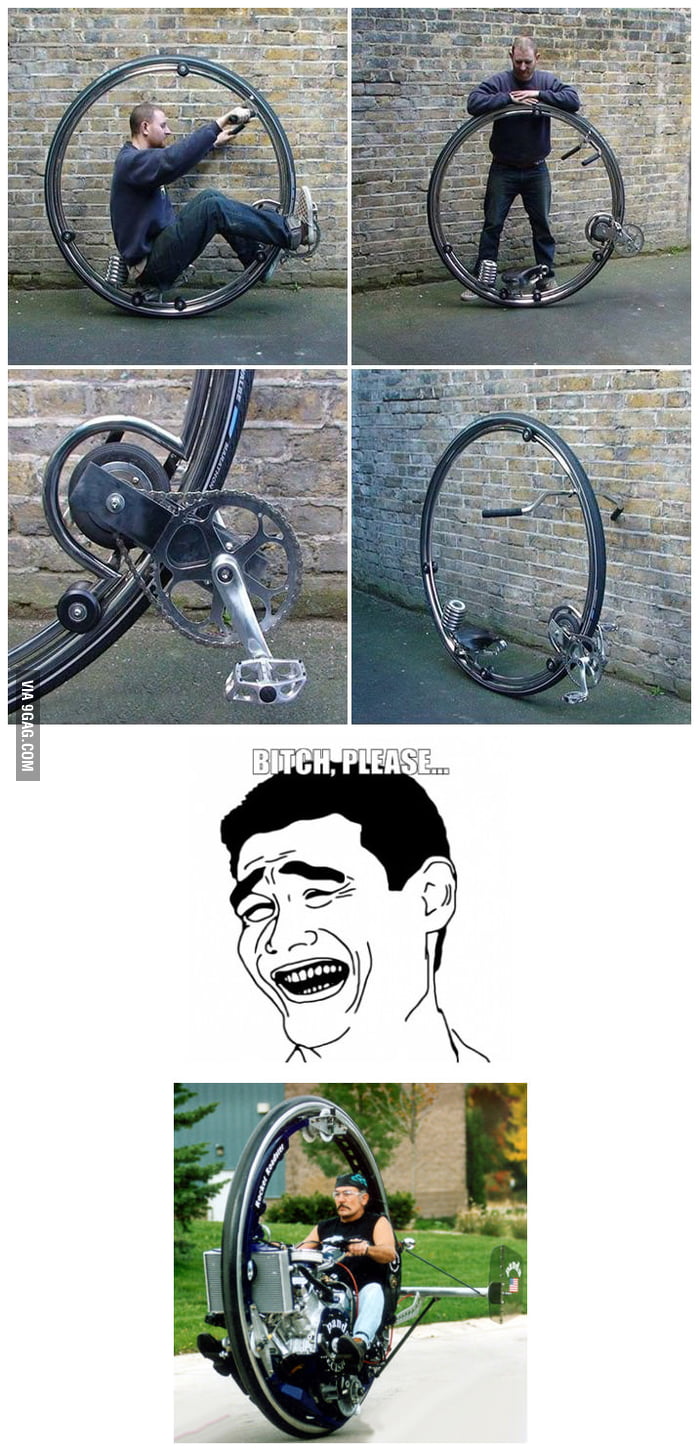 RE: Monowheel cycle - 9GAG