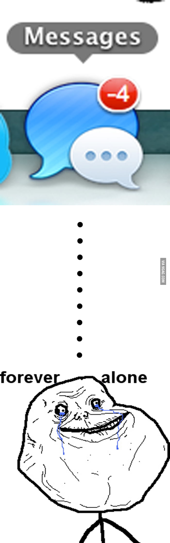 Forever alone level: over 9000 - 9GAG