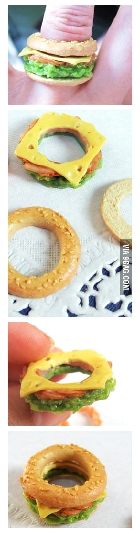 I can has stackable cheeseburger ring? - 9GAG