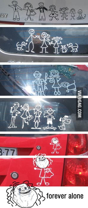 Forever alone car. - 9GAG