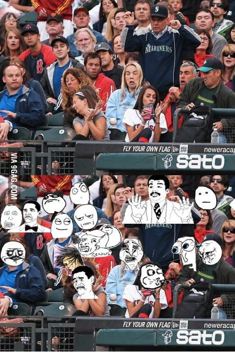 Rage face reactions - 9GAG