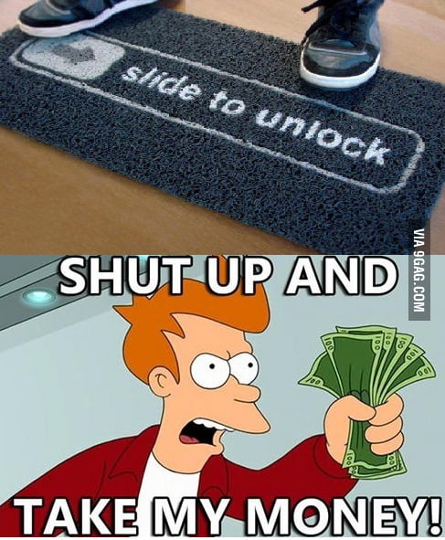 Slide to unlock - 9GAG