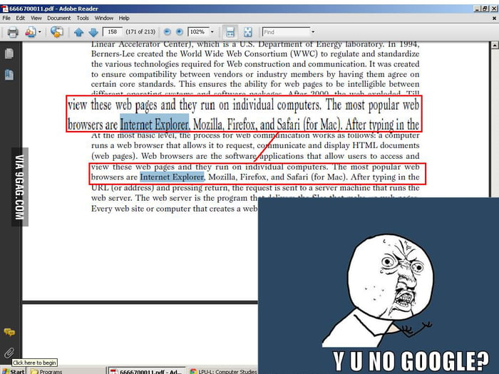 The Most Popular Browsers... - 9GAG