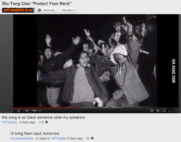 Wu-Tang is so black.. - 9GAG