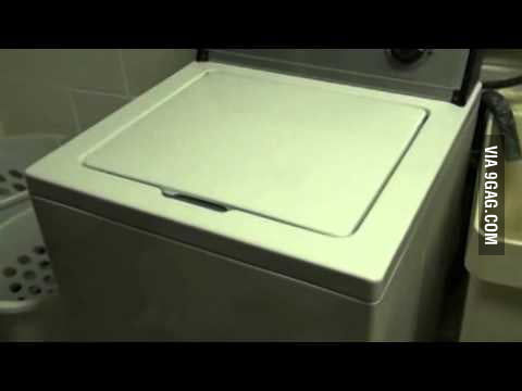 Washing machine making better music than Justin Bieber... - 9GAG