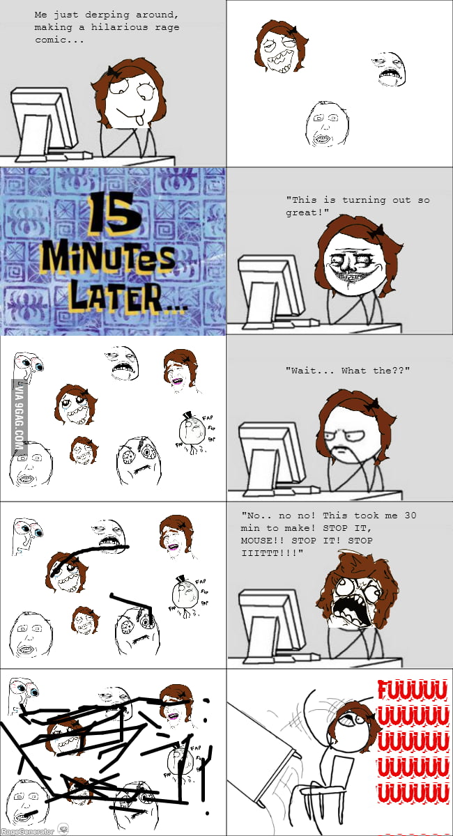 Raging over Rage Comics... - 9GAG