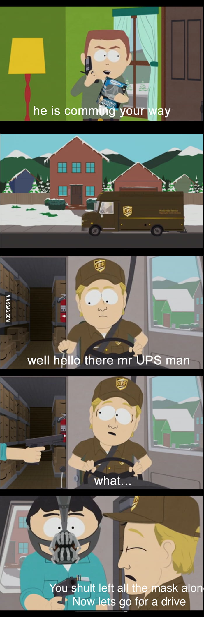 Bane Mask South Park - 9GAG