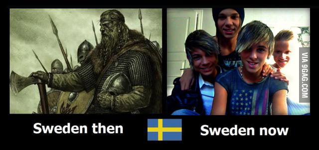 Sweden then and now - 9GAG