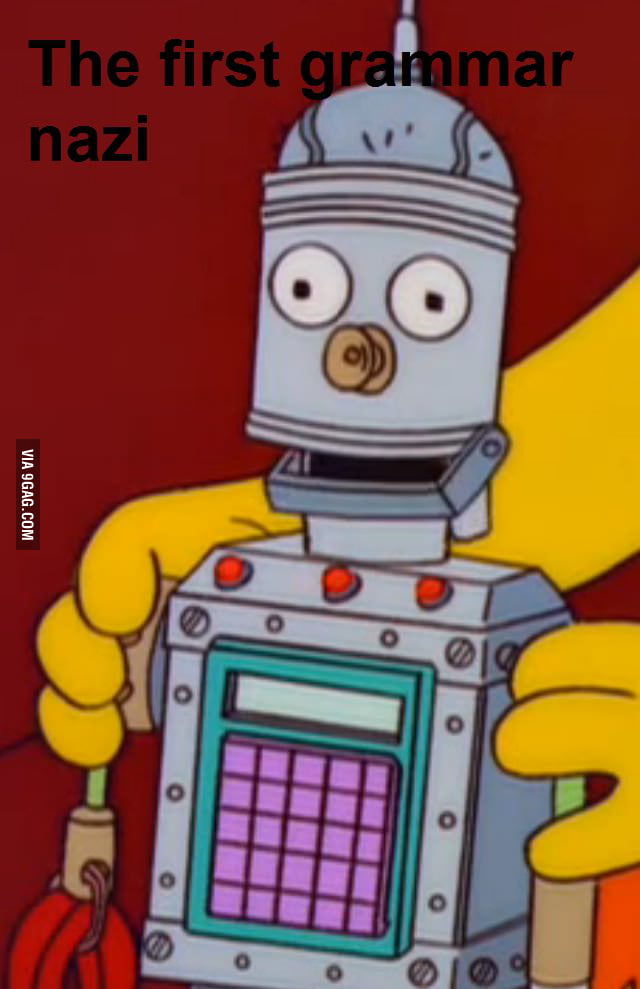 Linguo, the first grammar nazi - 9GAG
