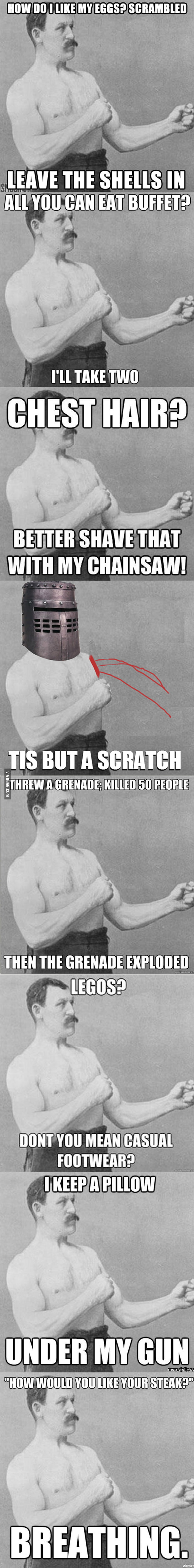 Best of the Overly Manly Man Meme - 9GAG
