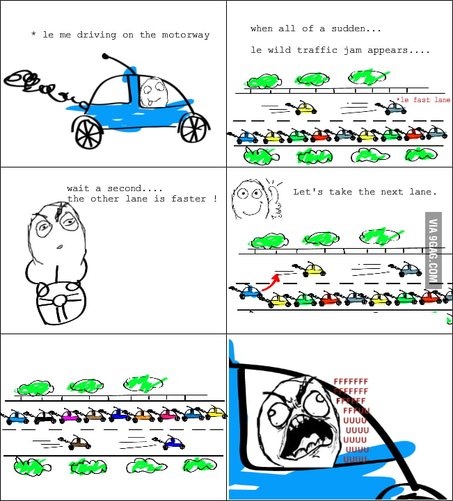 Traffic Jam Rage - 9GAG