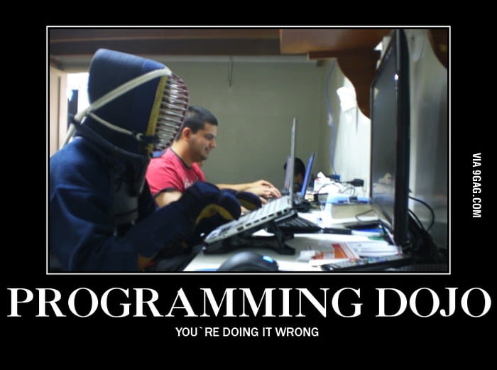 The suit doesn't come with asian programming skills - 9GAG