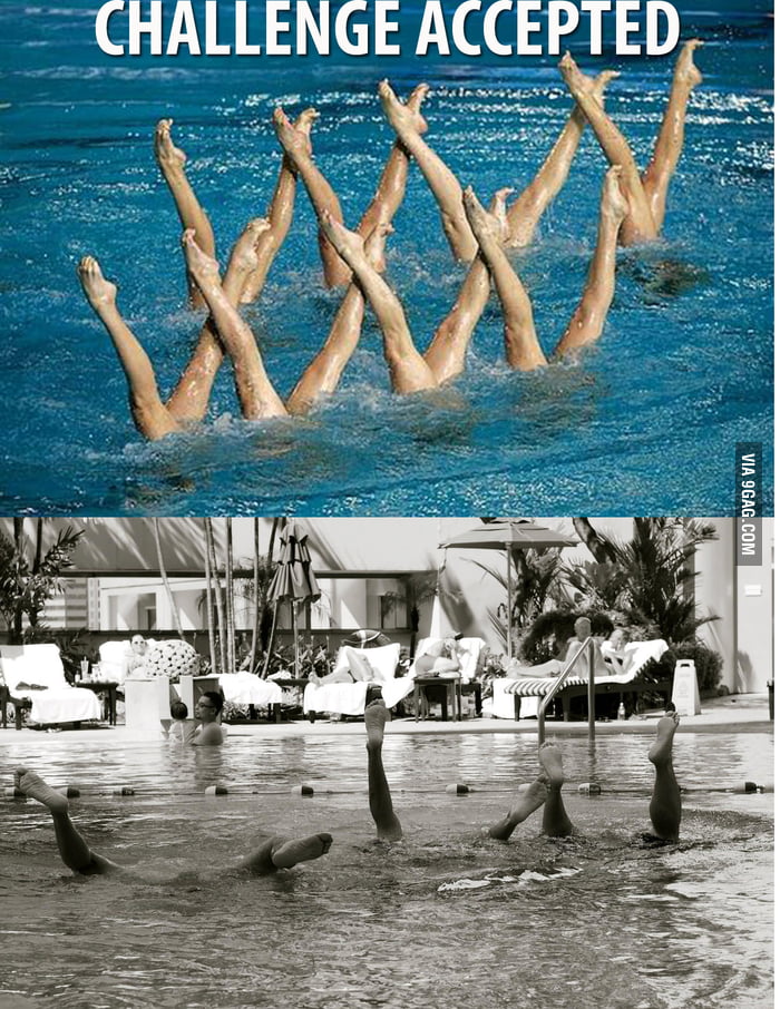 Synchronized Swimming - 9GAG