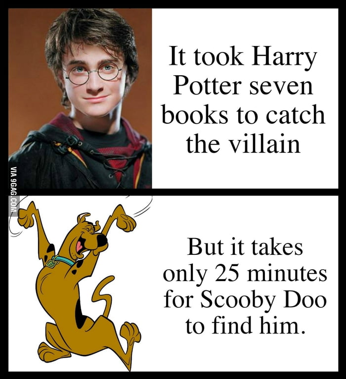 Harry Potter vs. Scooby Doo - 9GAG