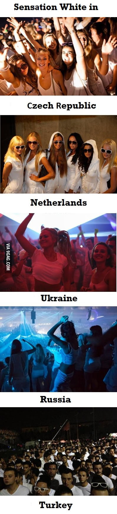 Meanwhile at Sensation White in Turkey - 9GAG