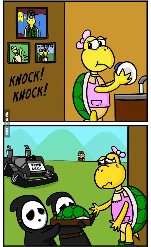 The Price of Koopa Heroism - 9GAG
