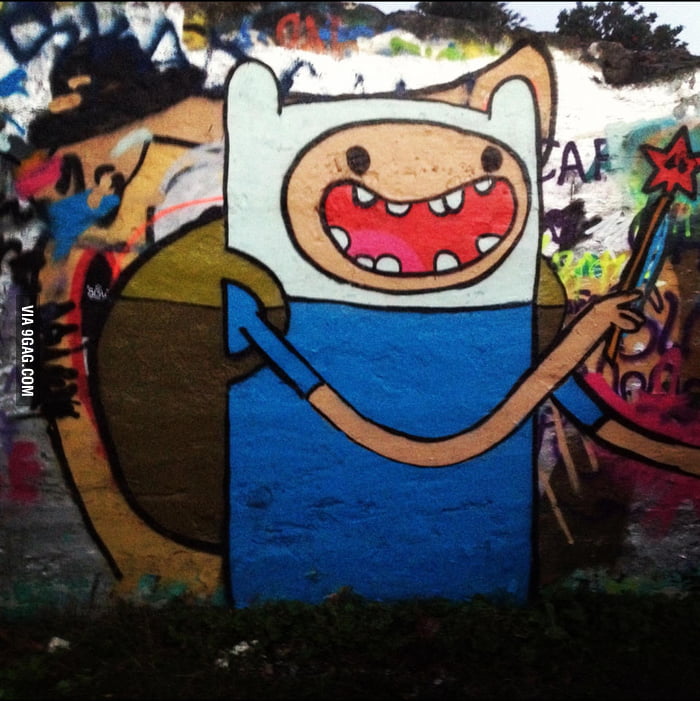 Adventure time grafitti - 9GAG