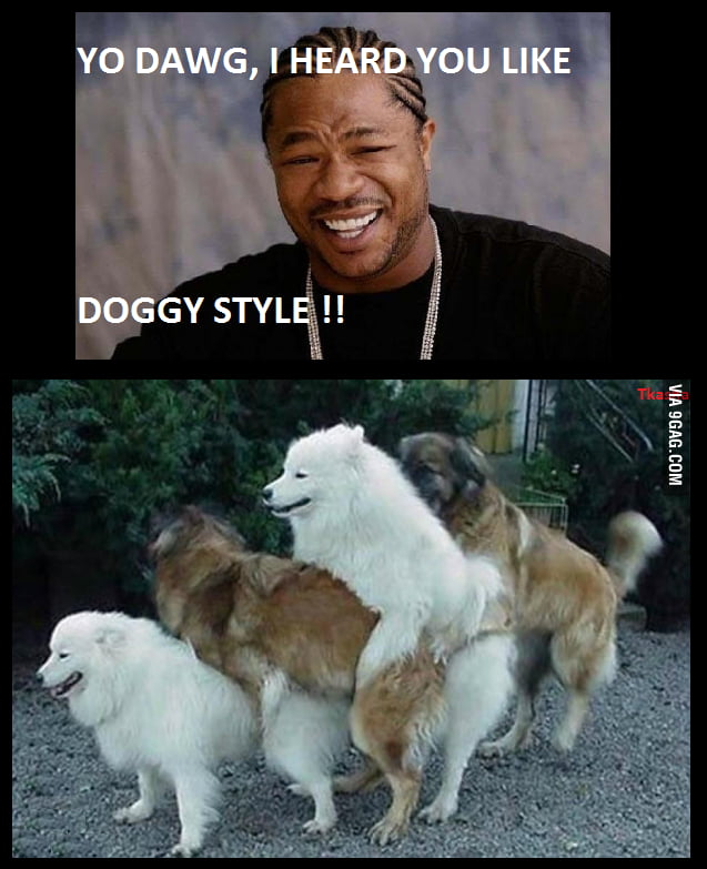 I heard you like doggy style - 9GAG