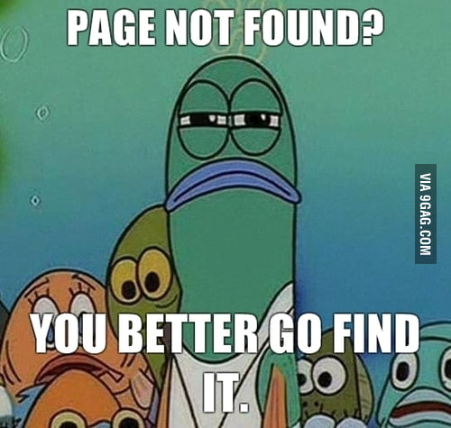 When my browser doesn't find a page - 9GAG