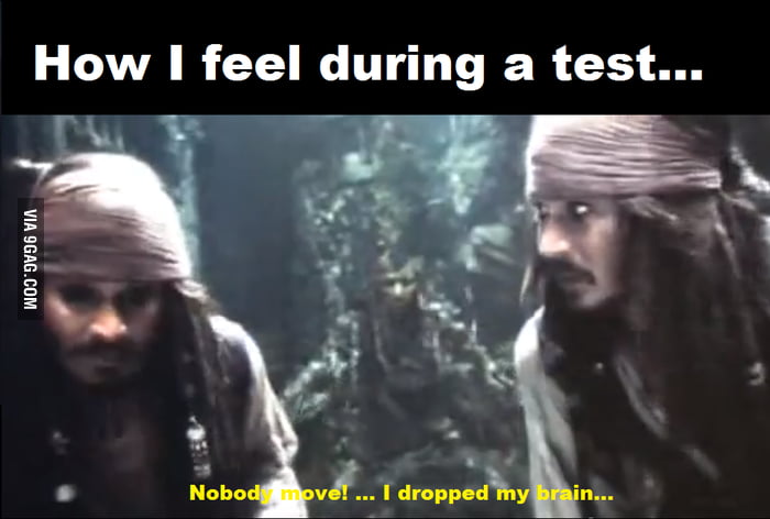Nobody move! ...I dropped my brain... - 9GAG