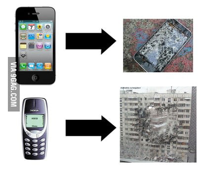 IPhone vs NOKIA 3315 - 9GAG
