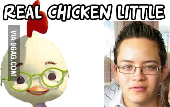 The Real "Chicken Little" - 9GAG