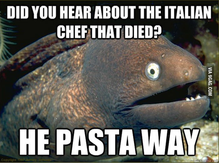 He pasta way - 9GAG