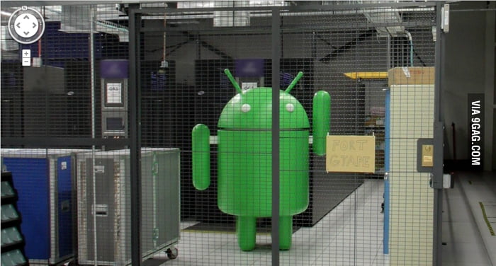 Oh hey there Android :) - 9GAG